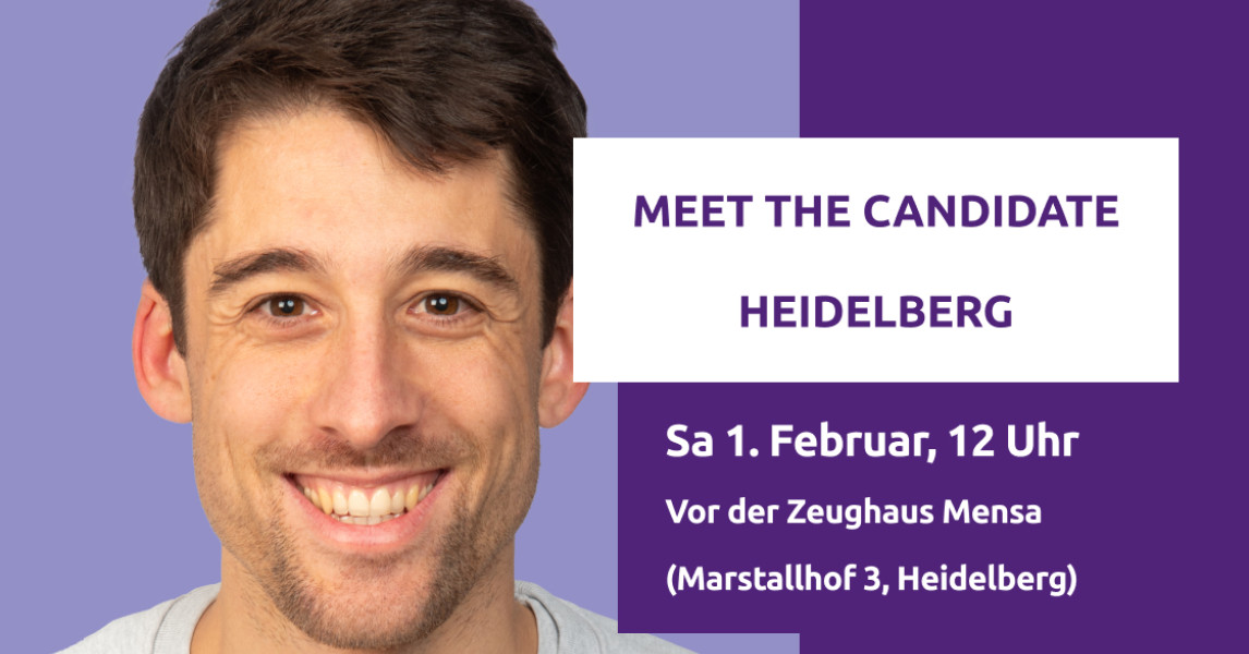 Meet the Candidate Wahlkreis Heidelberg – Volt Deutschland