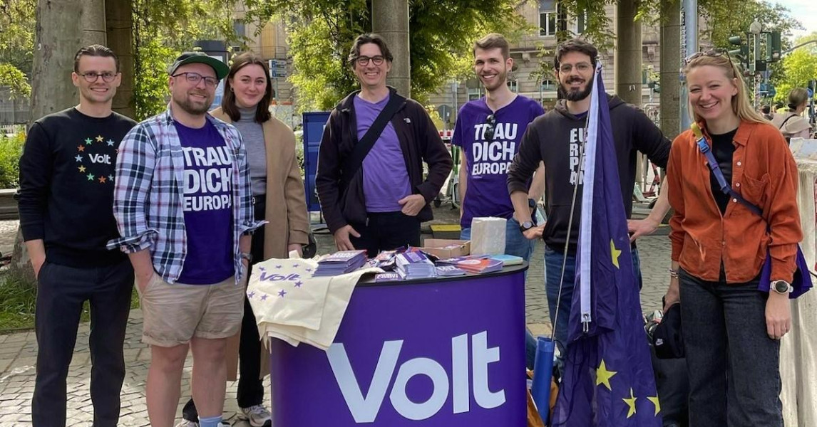 Infostand: Preungesheim – Volt Deutschland