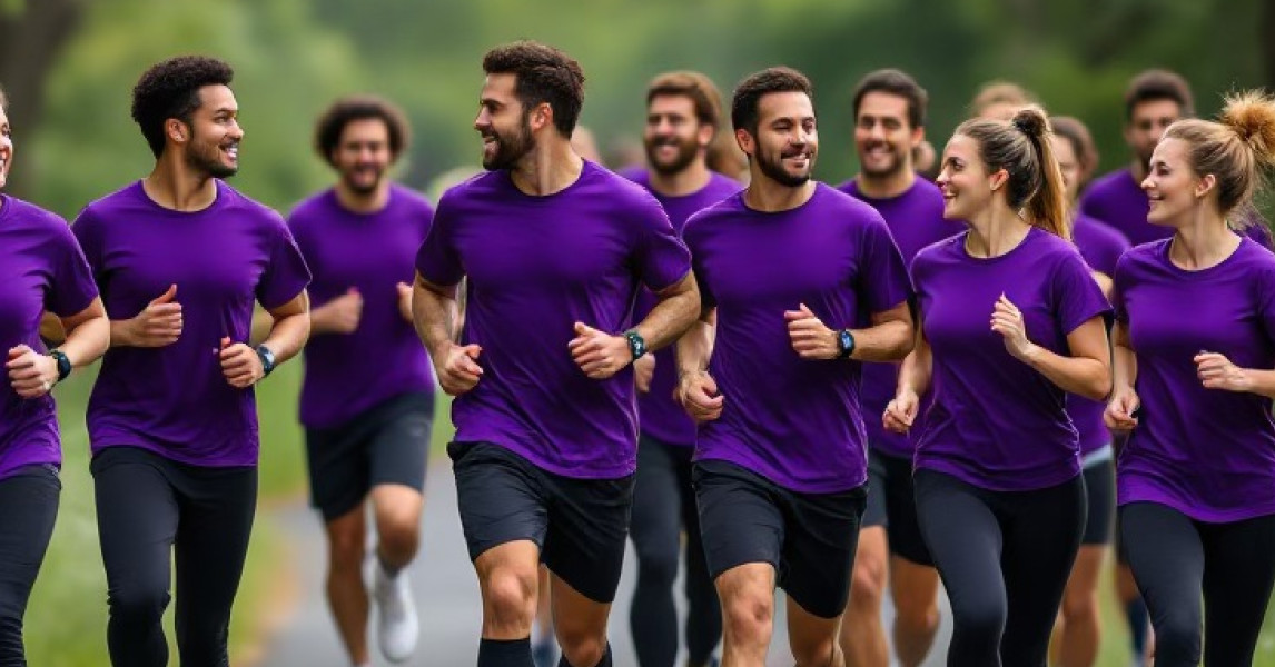 Lila Social Run Club – Volt Deutschland