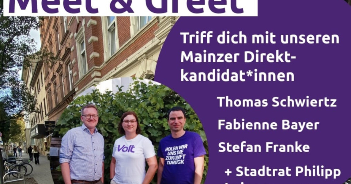 Meet & Greet in Mainz – Volt Deutschland