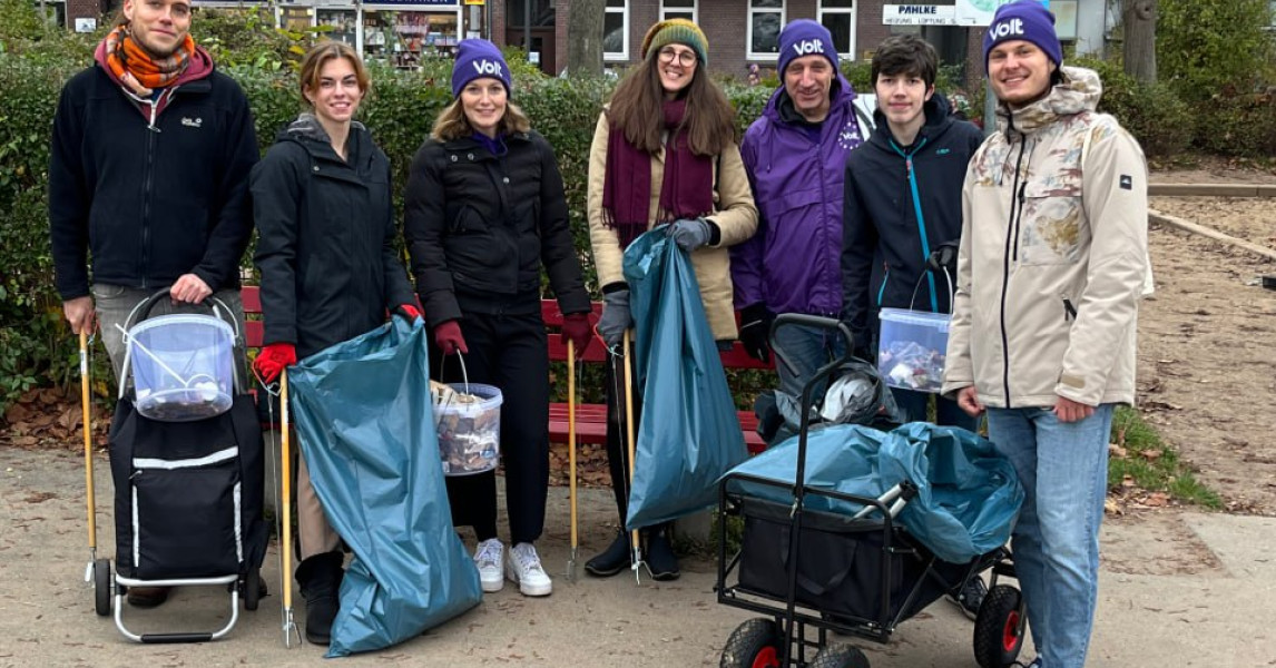 ** Fällt aus** Cleanup Day – Volt Deutschland